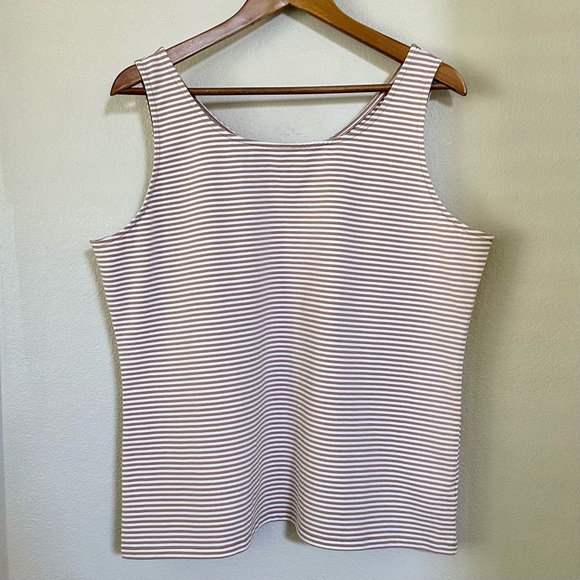Talbots | Tops | Talbots Xl 8 Rattan White Twoway Reversible Tank Top ...